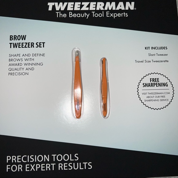 Tweezerman | Makeup | Tweezerman Slant And Tweezerette Set Orange Color ...